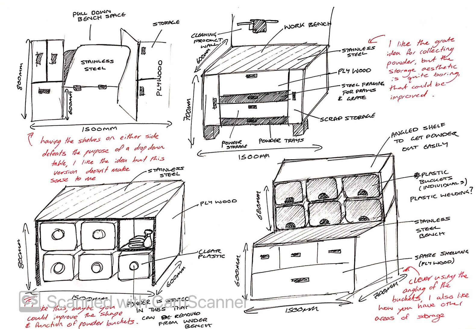 Project Make | Developed Ideas
