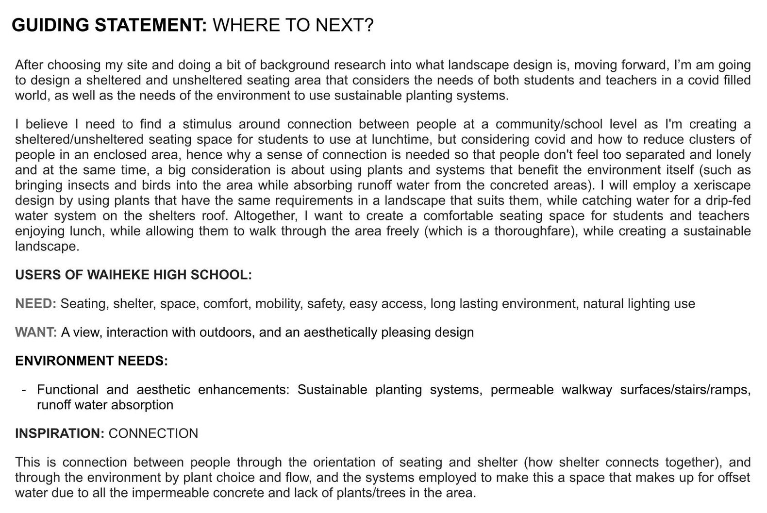 Project Make | Guiding Intent